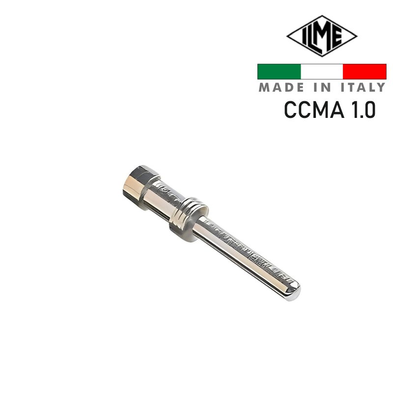 ILME CCMA 1.0, Male crimp contact, wire cross section 1.0 mm², AWG 18