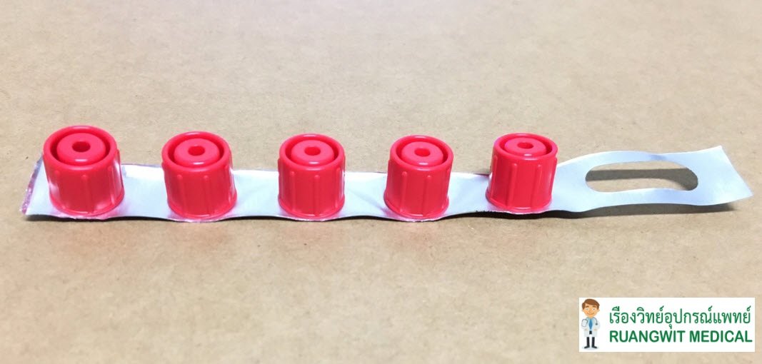 3M Curos Stopper Disinfecting Cap Strip ฝาแดง (5x50strips) ฝาครอบฆ่า ...