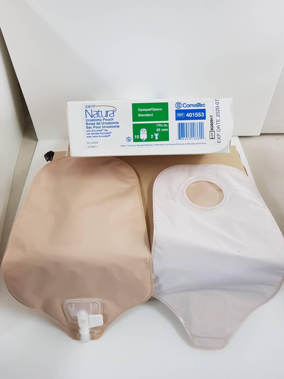 ถุงปัสสาวะขุ่นปลายก๊อก Convatec 45 มม.(401553) - ruangwitmedical