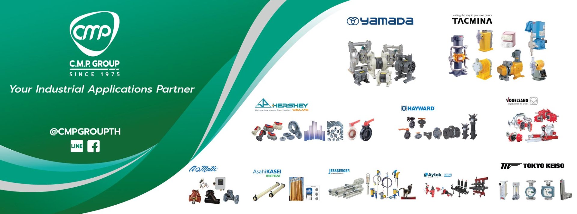 C.M.P. GROUP | จำหน่ายปั๊มเคมี ท่อ วาล์ว ระบบบำบัดน้ำเสีย