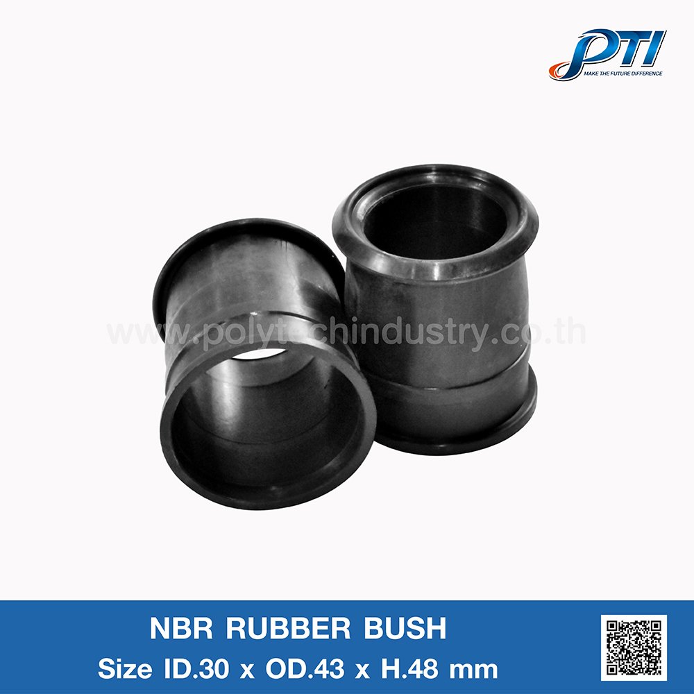 NBR RUBBER BUSH ID.30 x OD.43mm - polytechindustry