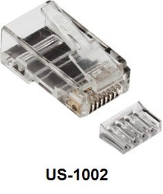 Link US-1002 CAT6 RJ45 MODULAR PLUG (ตัวผู้), for UTP (Unshield) บรรจุ 10 ตัว/Pkg. - easy29
