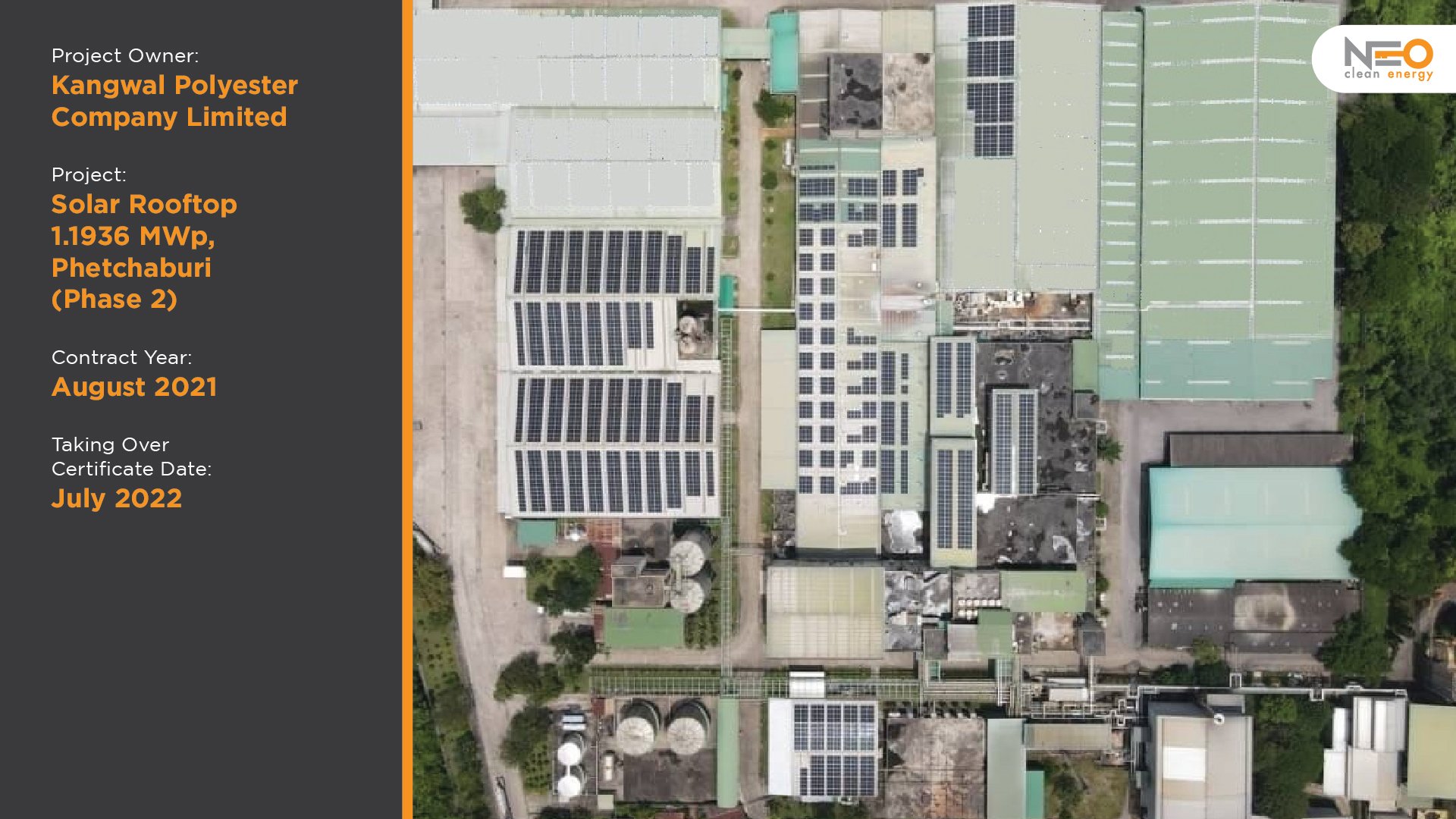 NEO - the one stop service for industrial solar projects
