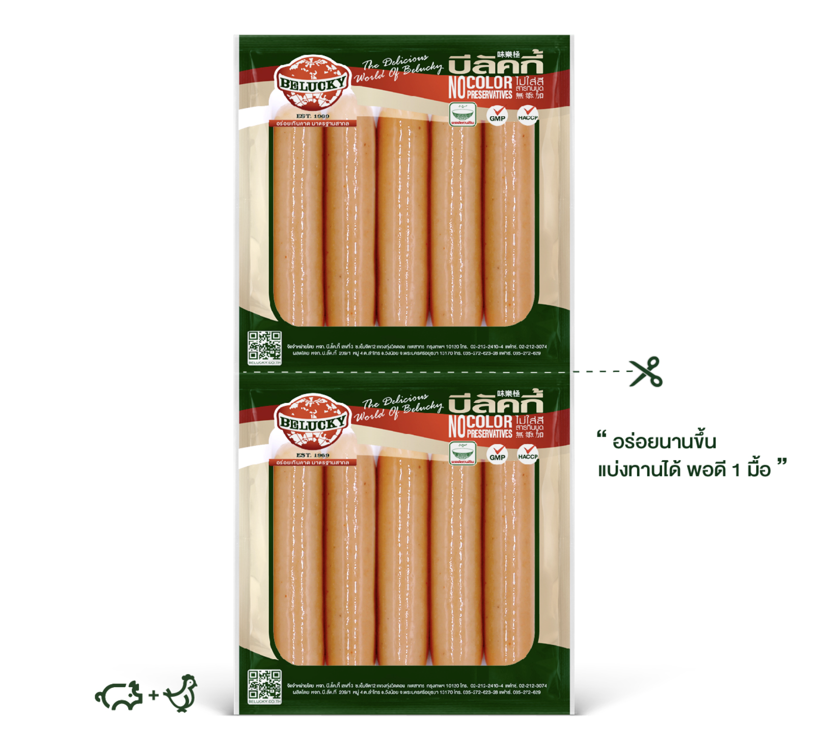 Hotdog 4 inches - belucky