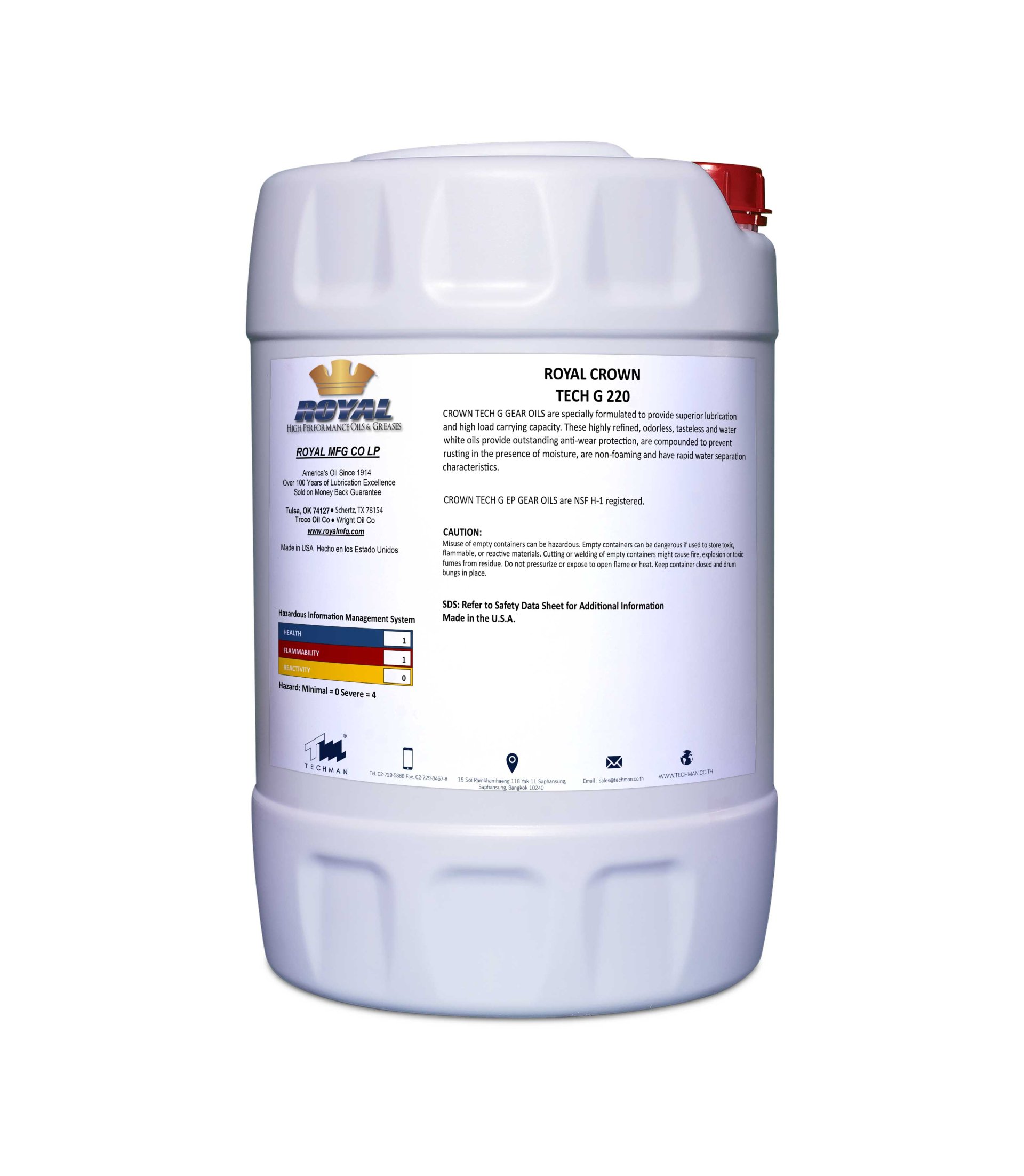 ROYAL CROW TECH PLUS GEAR 220 - techman