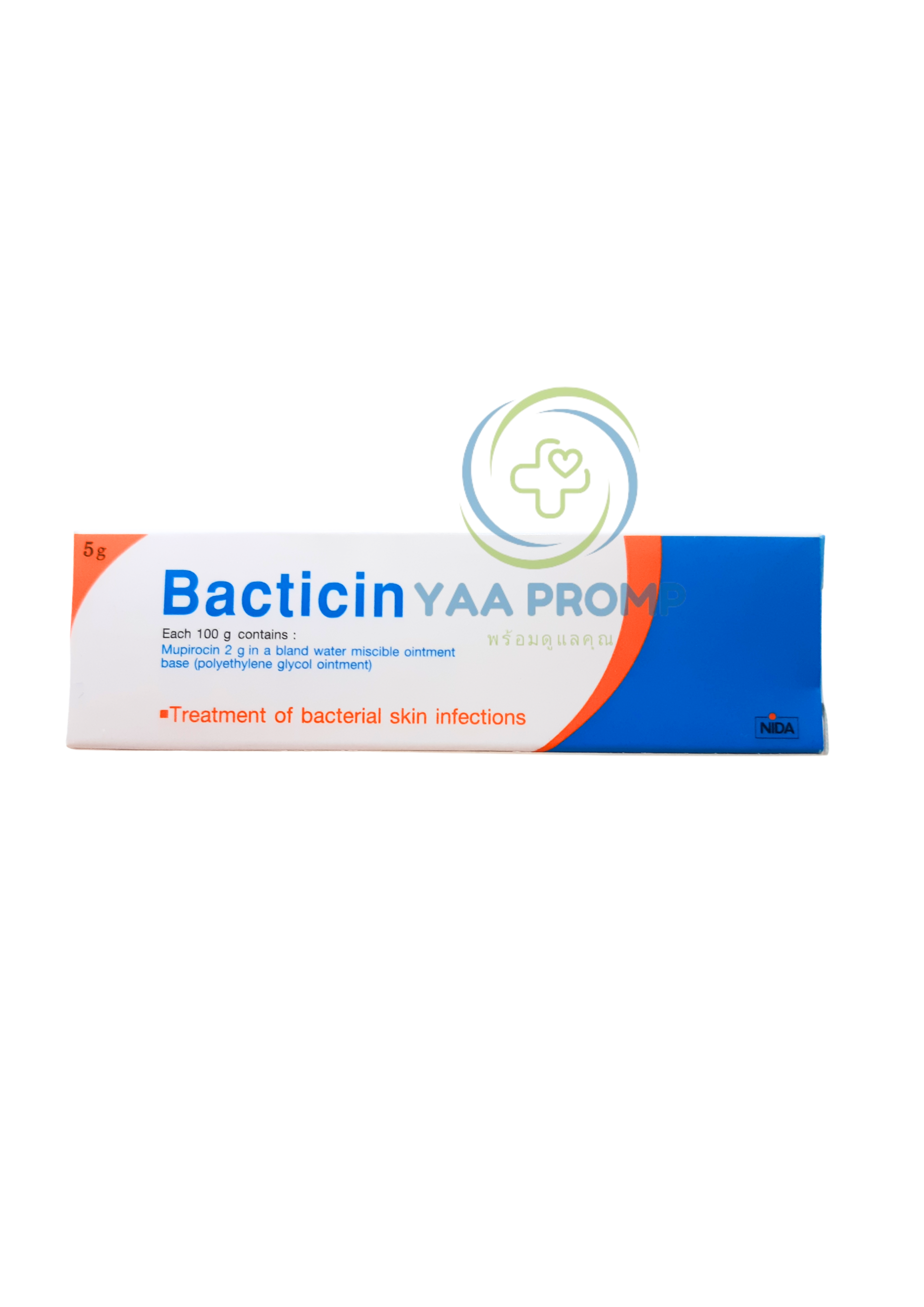 BACTICIN OINTMENT 5G. แบคทิซิน ออยเมนท์ ยาทาแผล
