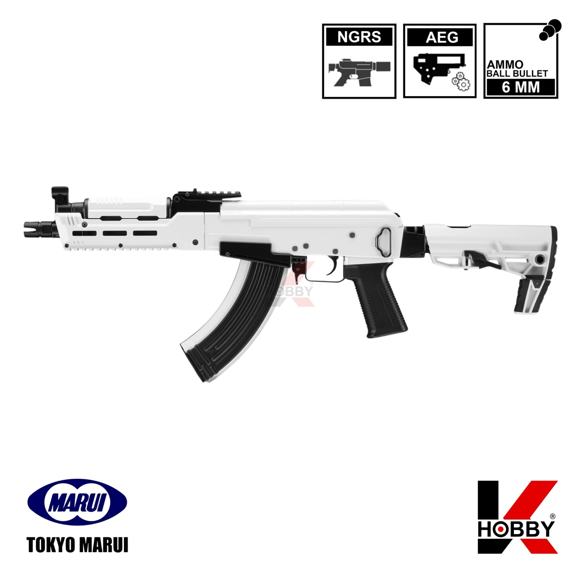 TOKYO MARUI - AK White Storm (NGRS) ปืนยาวไฟฟ้า โบลว์แบล็ค