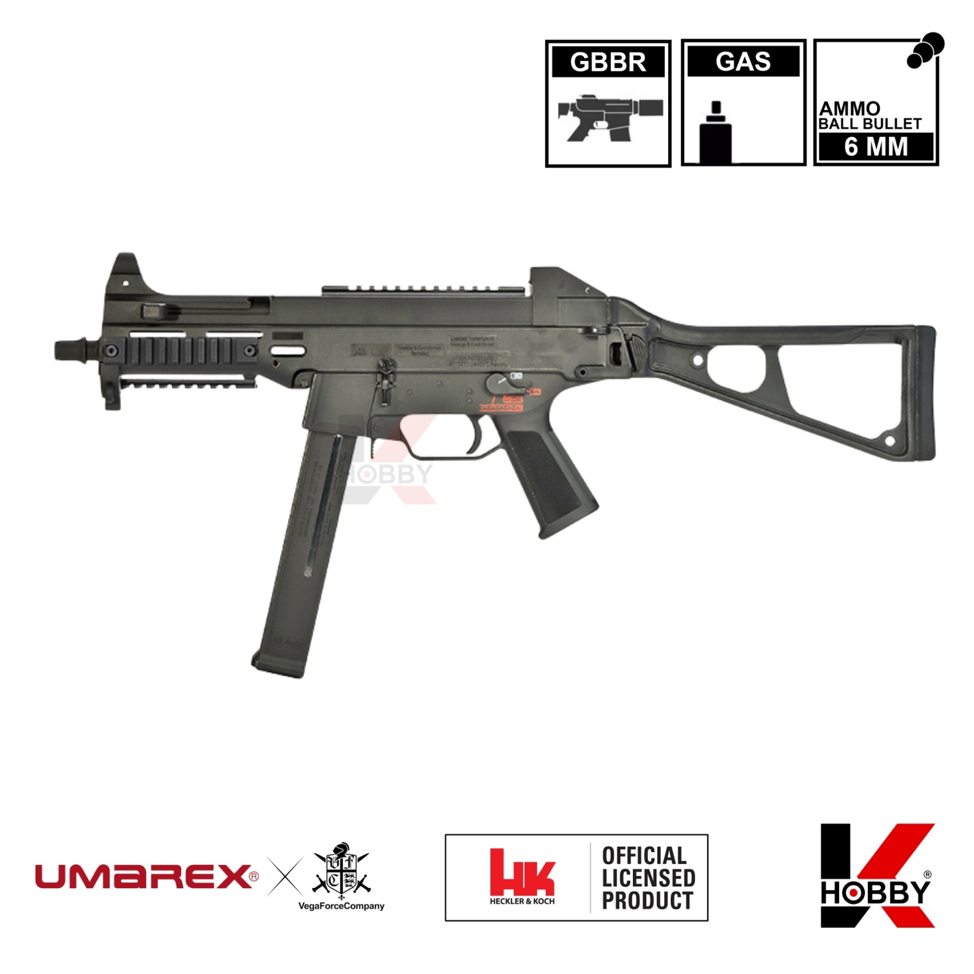 Umarex (By VFC) HK UMP .45ACP GBBR - DX Ver.