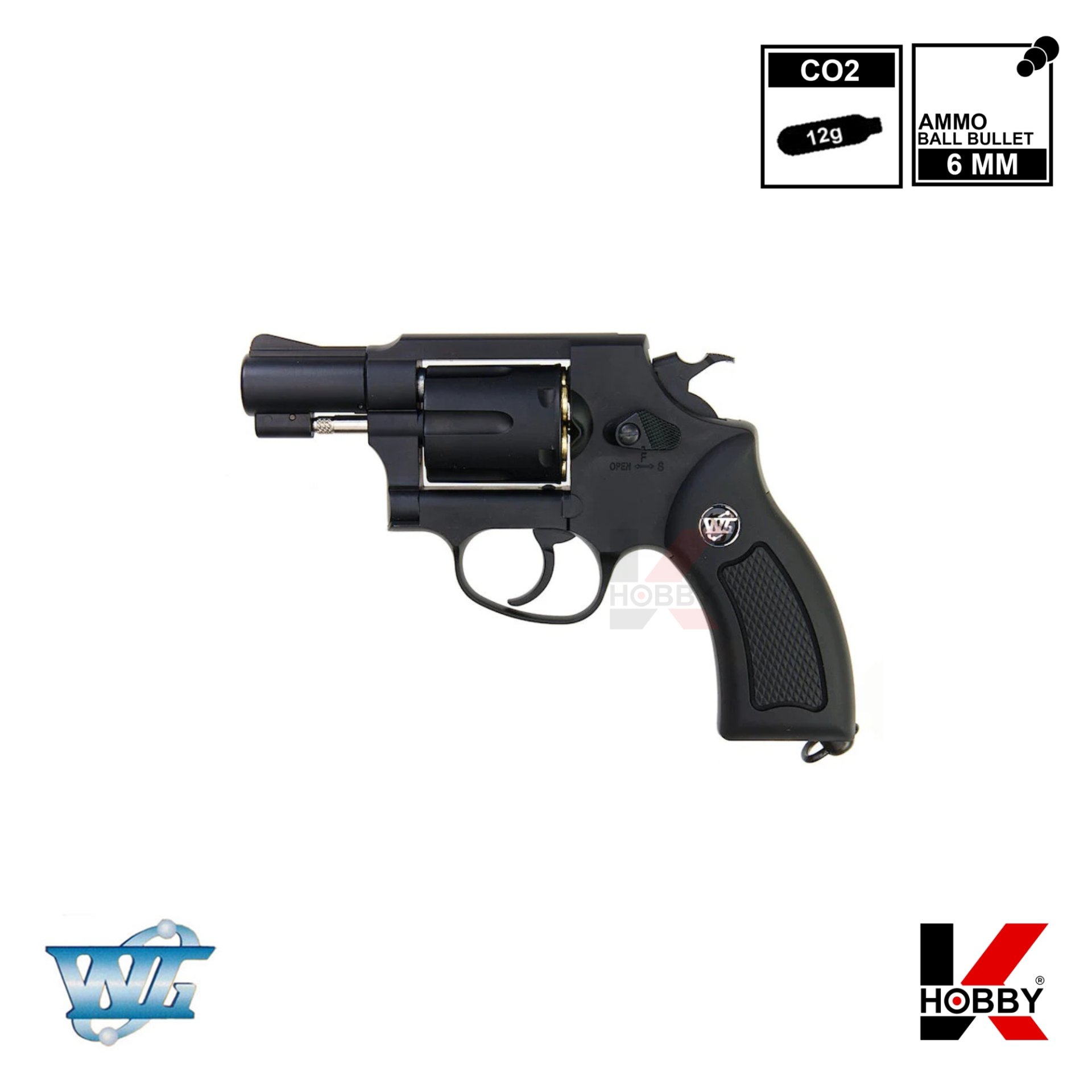 WINGUN 733 Black 2"