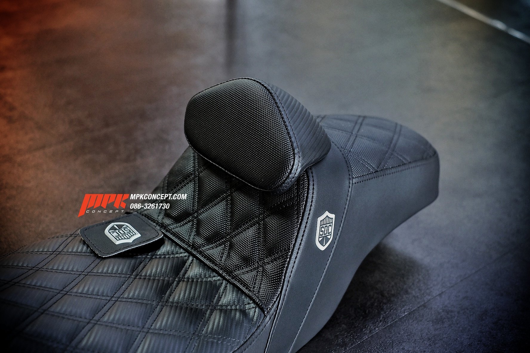 SADDLEMEN Seat-Pro Series SDC Performance with Backrest-Full Lattice ...