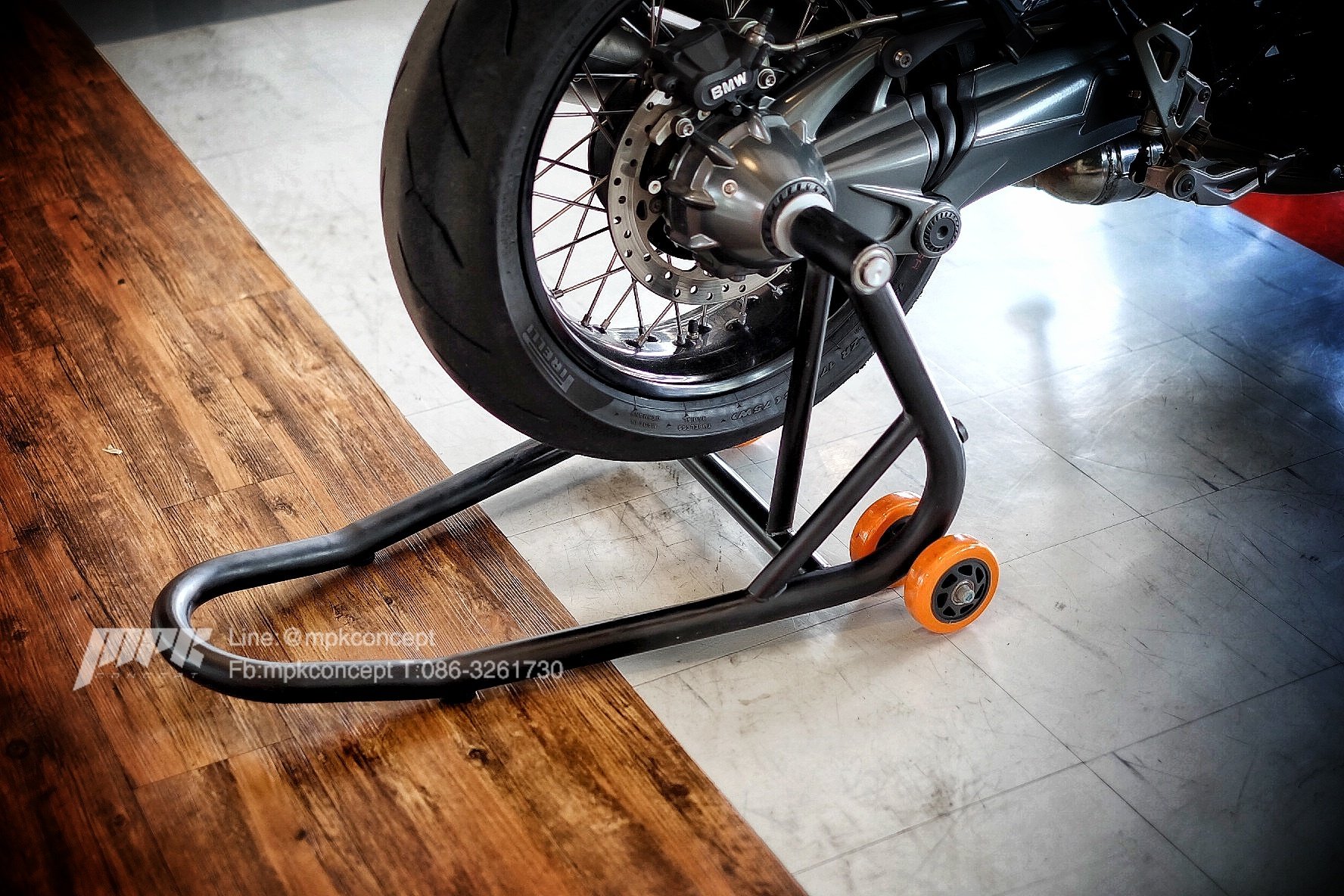 PADDOCK STAND SERVICE FOR BMW RNINET-สแตนยกรถล้อหลังสำหรับมอเตอร์ไซด์ ...