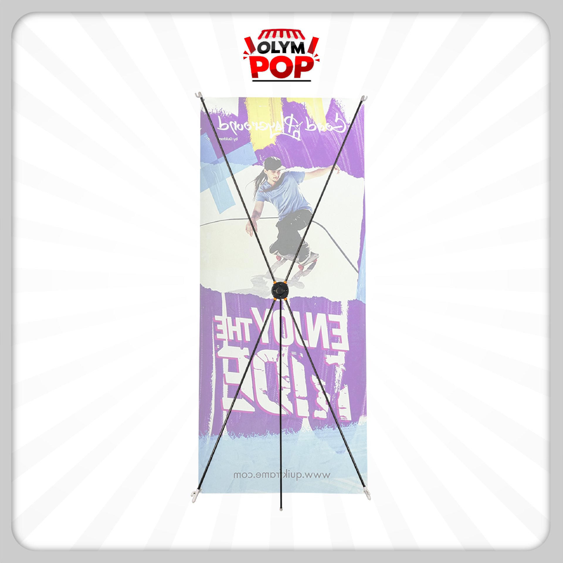 ป้าย X-Stand - olympop