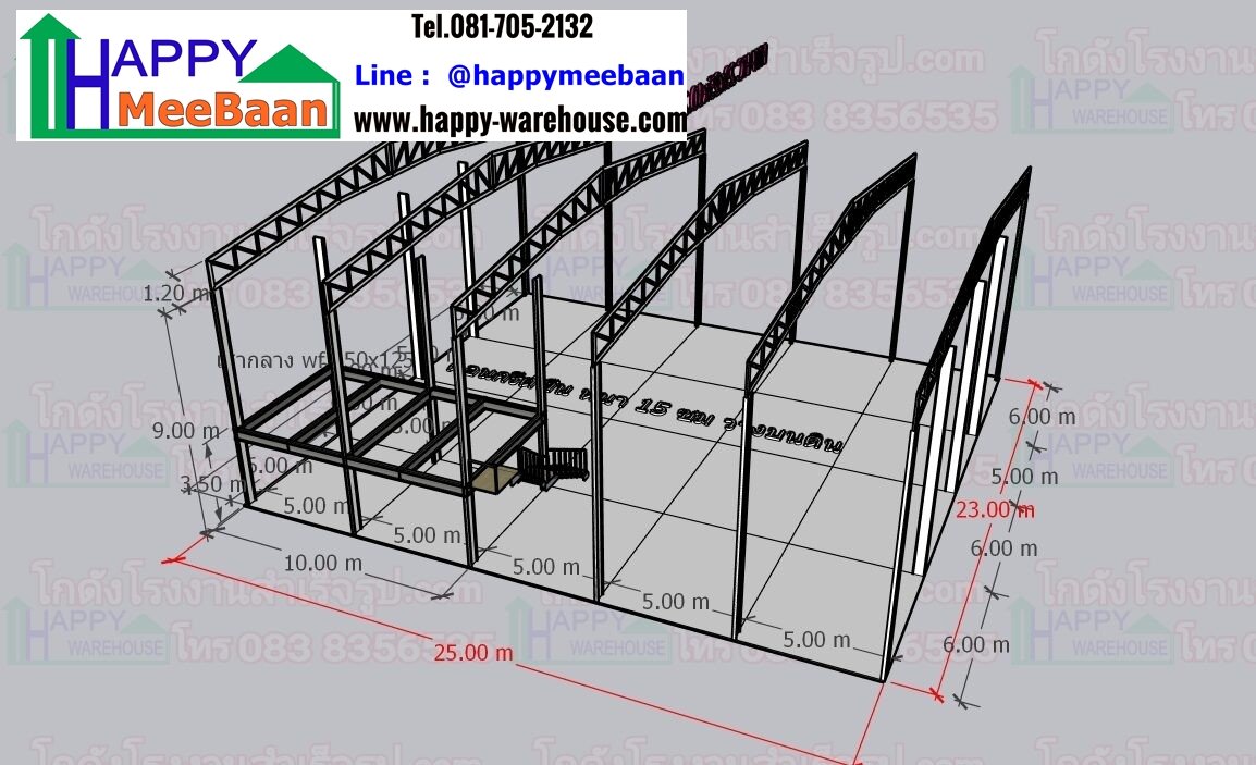 Warehouse and Factory Construction in Industrial Estates Prefabricated ...