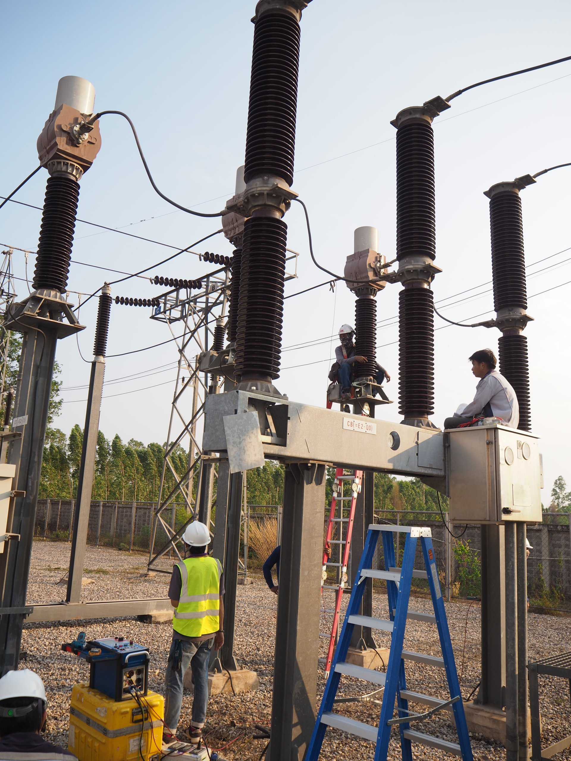 ตรวจเช็คสถานีไฟฟ้าแรงสูง 115kV - asiapower