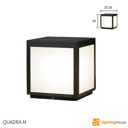 Exterior On Ground Lamp QUADRA M by Lighting House - lightinghouse