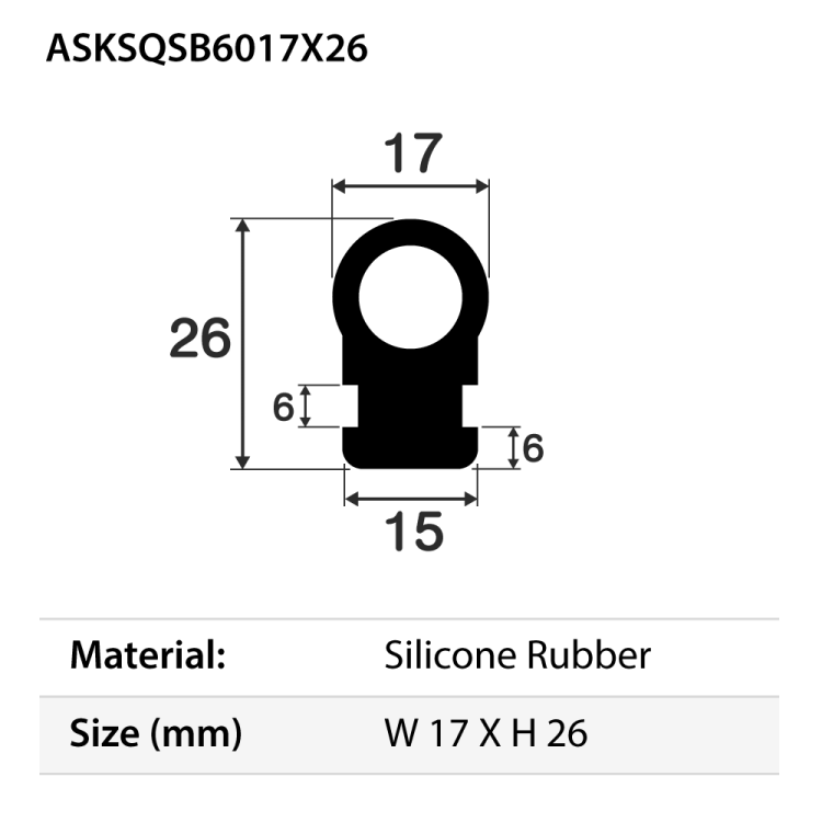 Rubber Extrusion Keyhole-Section - ptiglobalproducts