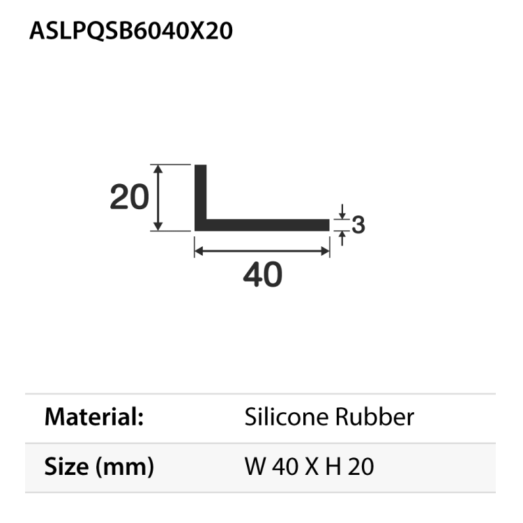 Silicone Extrusion L-Section - ptiglobalproducts