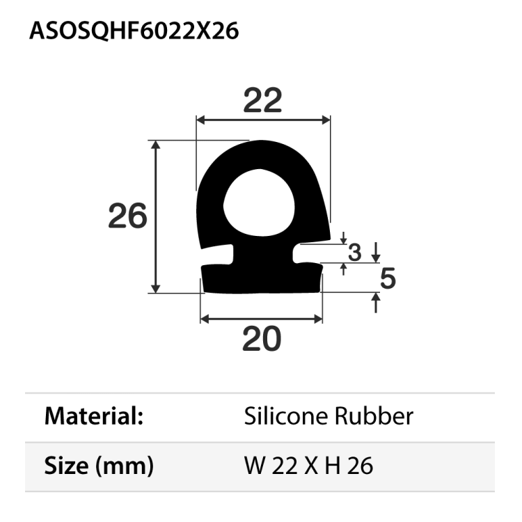 ซีลยาง Omega Section - ptiglobalproducts