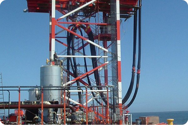 Frack oilfield fuel discharge hose 400 PSI - ptiglobalproducts