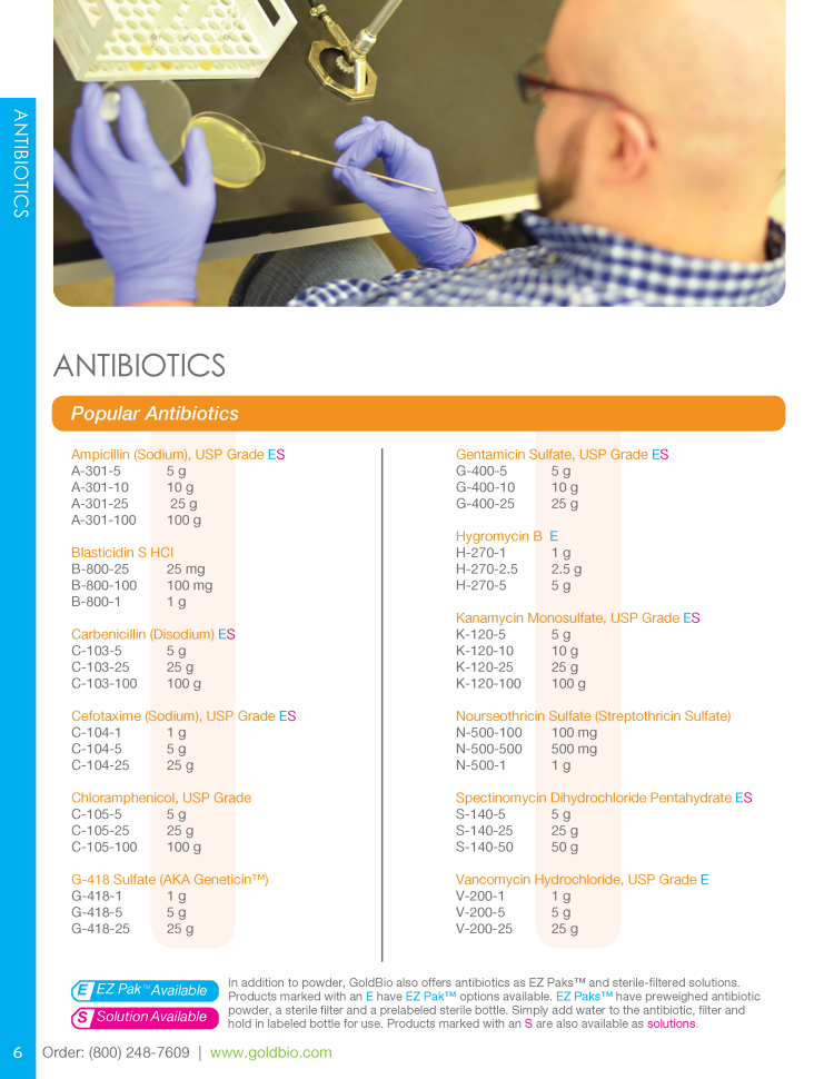 Product Catalog - Gold Biotech - smartscience