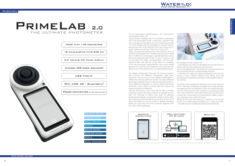 Product Catalog - Water ID - smartscience