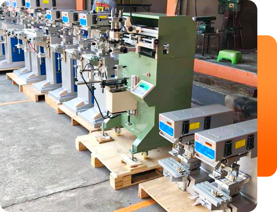 ผลิตและจำหน่ายเครื่องพิมพ์ระบบแพด งานพิมพ์สกรีนครบวงจร