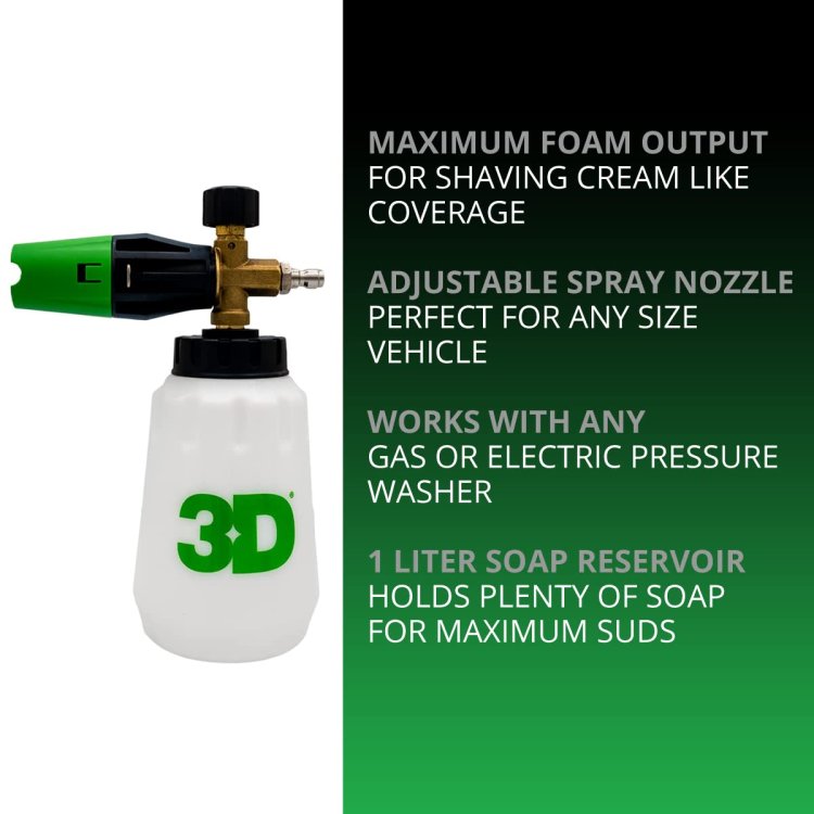 กระบอกฉีดทำโฟมล้างรถ 3D Ultra Foam Cannon - 3dthailand