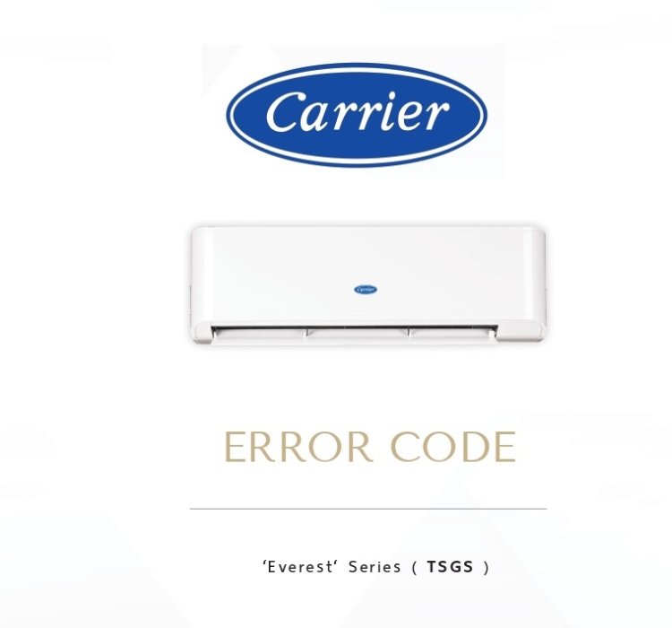 CARRIER ERROR CODE รวมรุ่น - premiereasternair