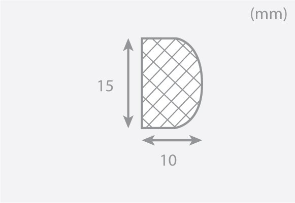 ยางฟองน้ำ D-PROFILES - polytechindustry