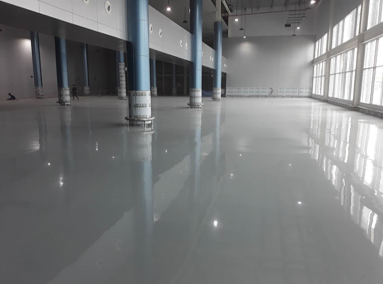พื้น Epoxy Self Leveling Floor - firstconservices