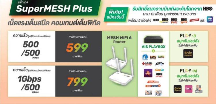 ติดตั้ง AIS fibre กับเรา-รับของสมนาคุณเพียบ