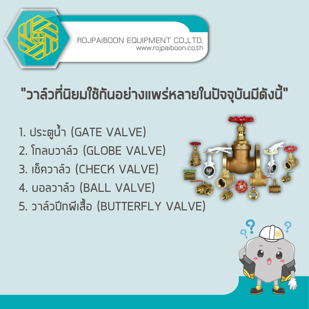 Types of valves