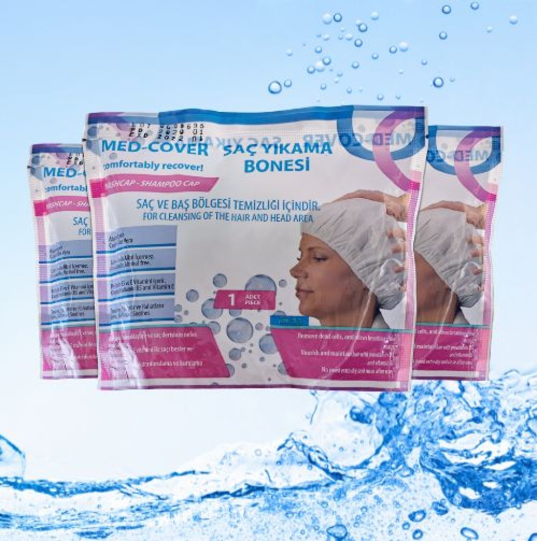 Productbrand 494 Med Cover - Med-Cover Shampoo Cap หมวกสระผมไม่ต้องใช้ ...