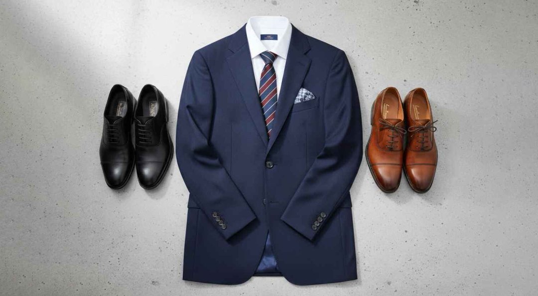 Warna Sepatu yang Cocok untuk Jas Navy: Hitam atau Coklat?