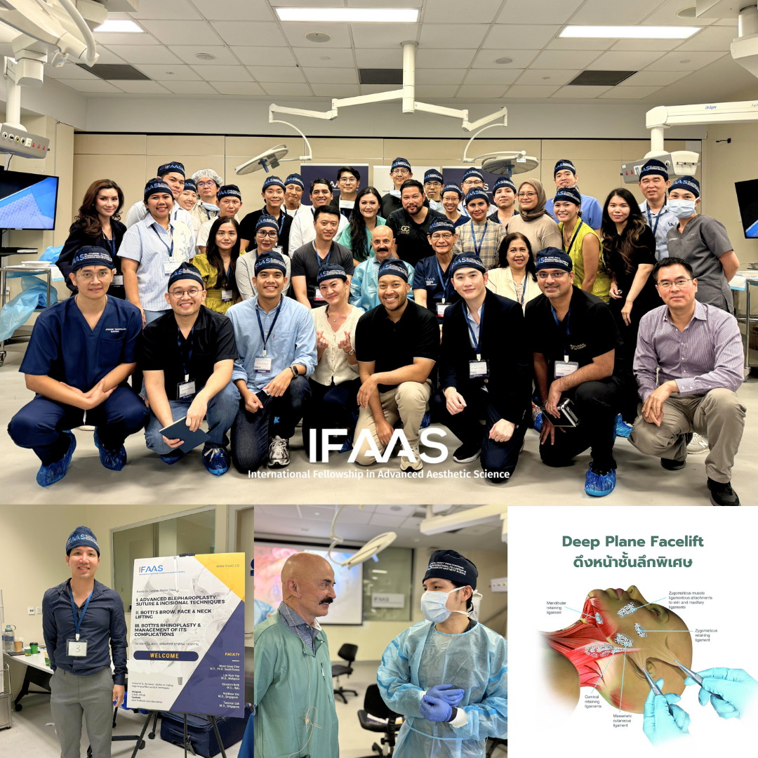 คุณหมอภูวิช คงชยะนันท์ เข้าร่วมอบรม Deep Plane Facelift กับ Dr Giovanni ...