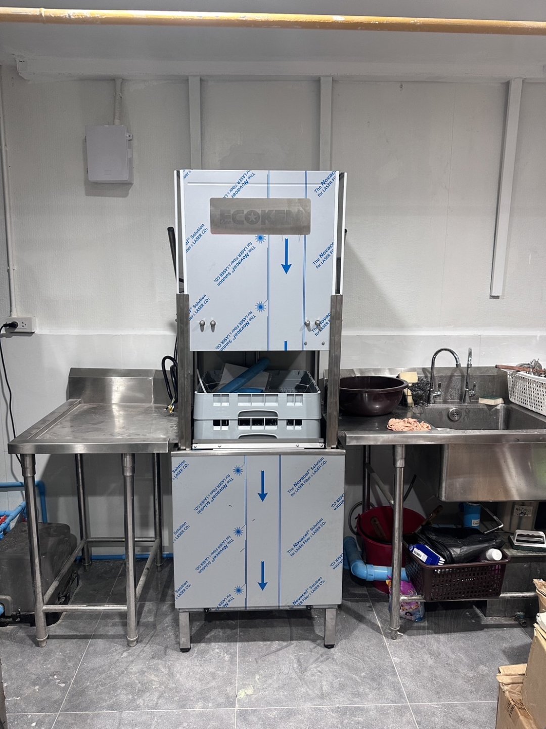 Dishwasher with Chemical Dispensing System Installation