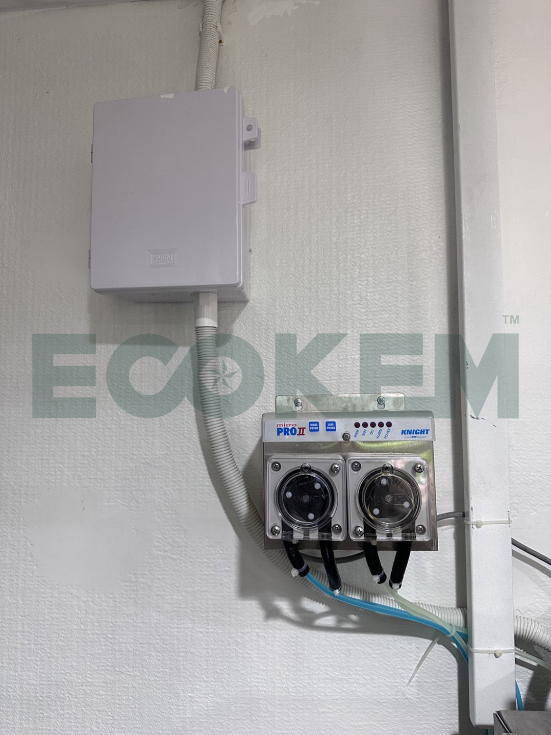 Dishwasher with Chemical Dispensing System Installation