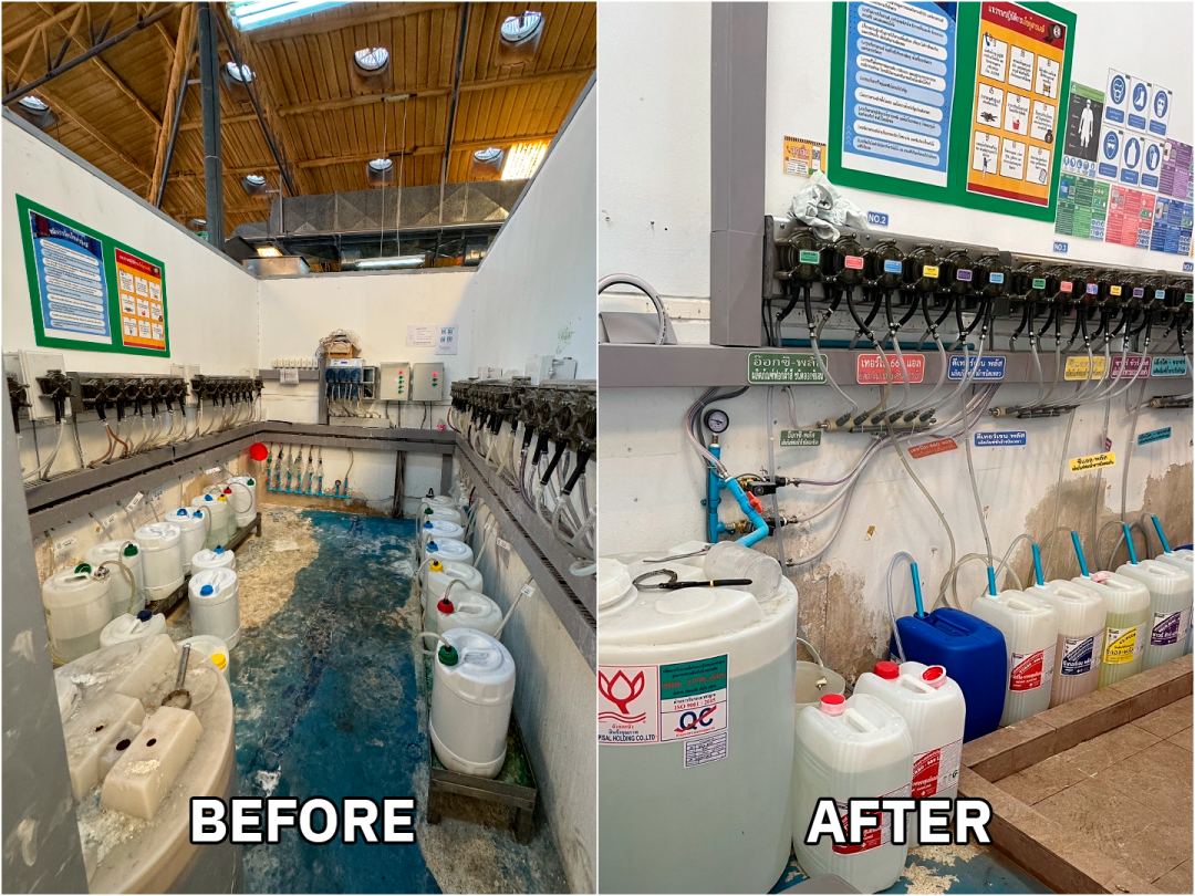 Automatic Laundry Chemical Dispensing System ﻿Installation & Development