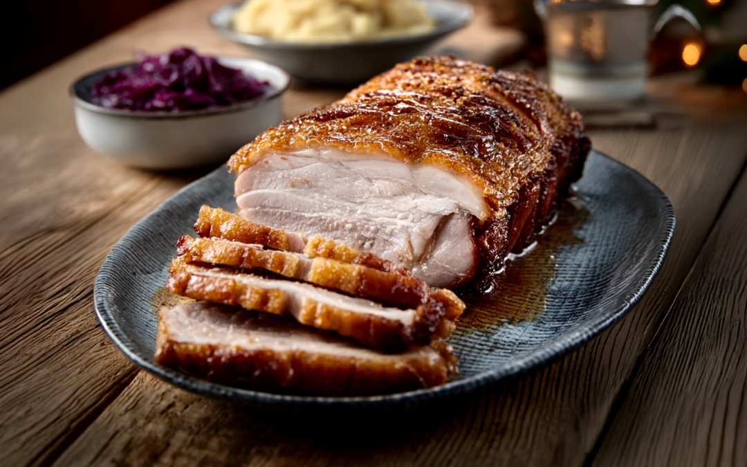 Flæskesteg: Denmark’s Traditional Crispy Pork Roast