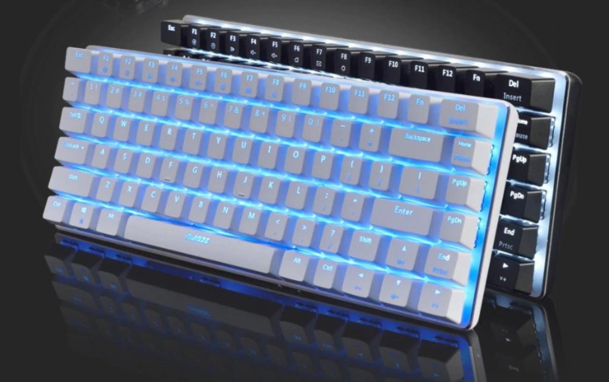 คีย์บอร์ดเกมมิ่ง มีสาย Ajazz AK33 Single Light Mechanical Keyboard 82 ... คีย์บอร์ดเกมมิ่ง มีสาย Ajazz AK33 Single Light Mechanical Keyboard 82 ...