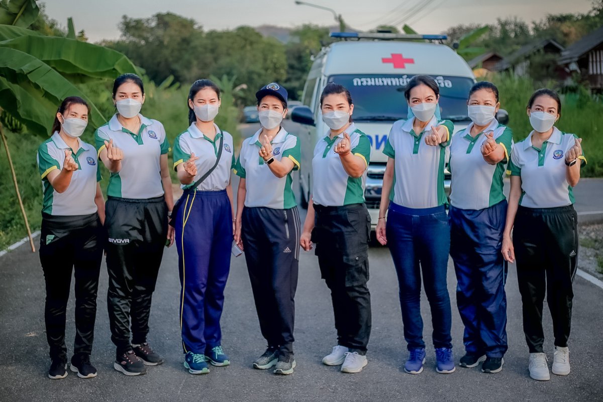 กิจกรรมเดินเท้าเข้าบ้านหน่วยบัญชาการต่อสู้อากาศยานและรักษาฝั่ง - truelinemed