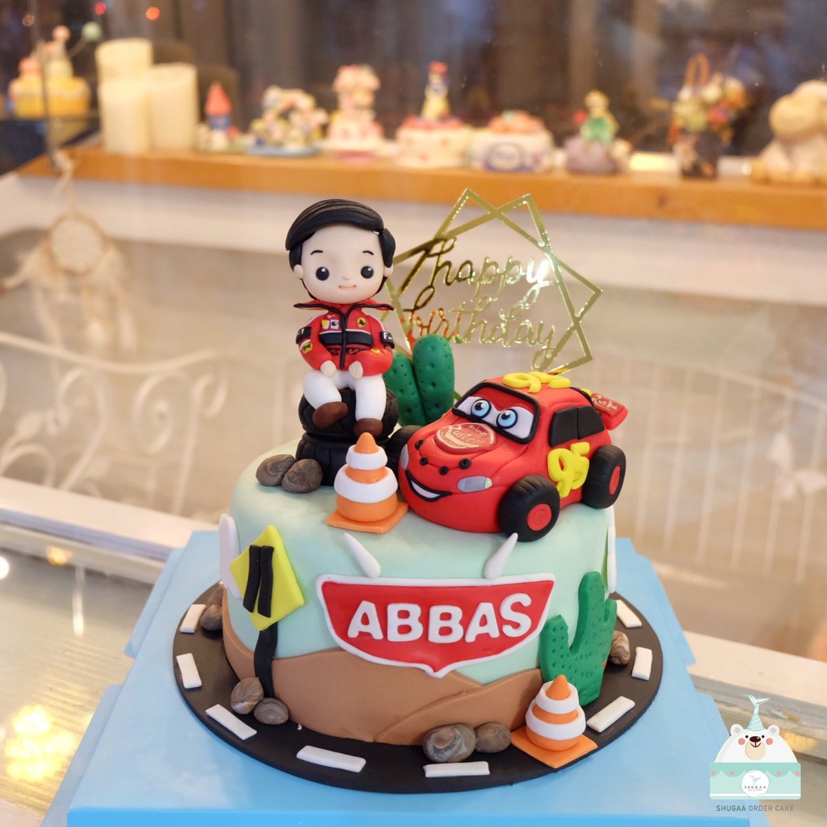 เค้กรถแข่ง - Racing Car Cake - shugaaordercake