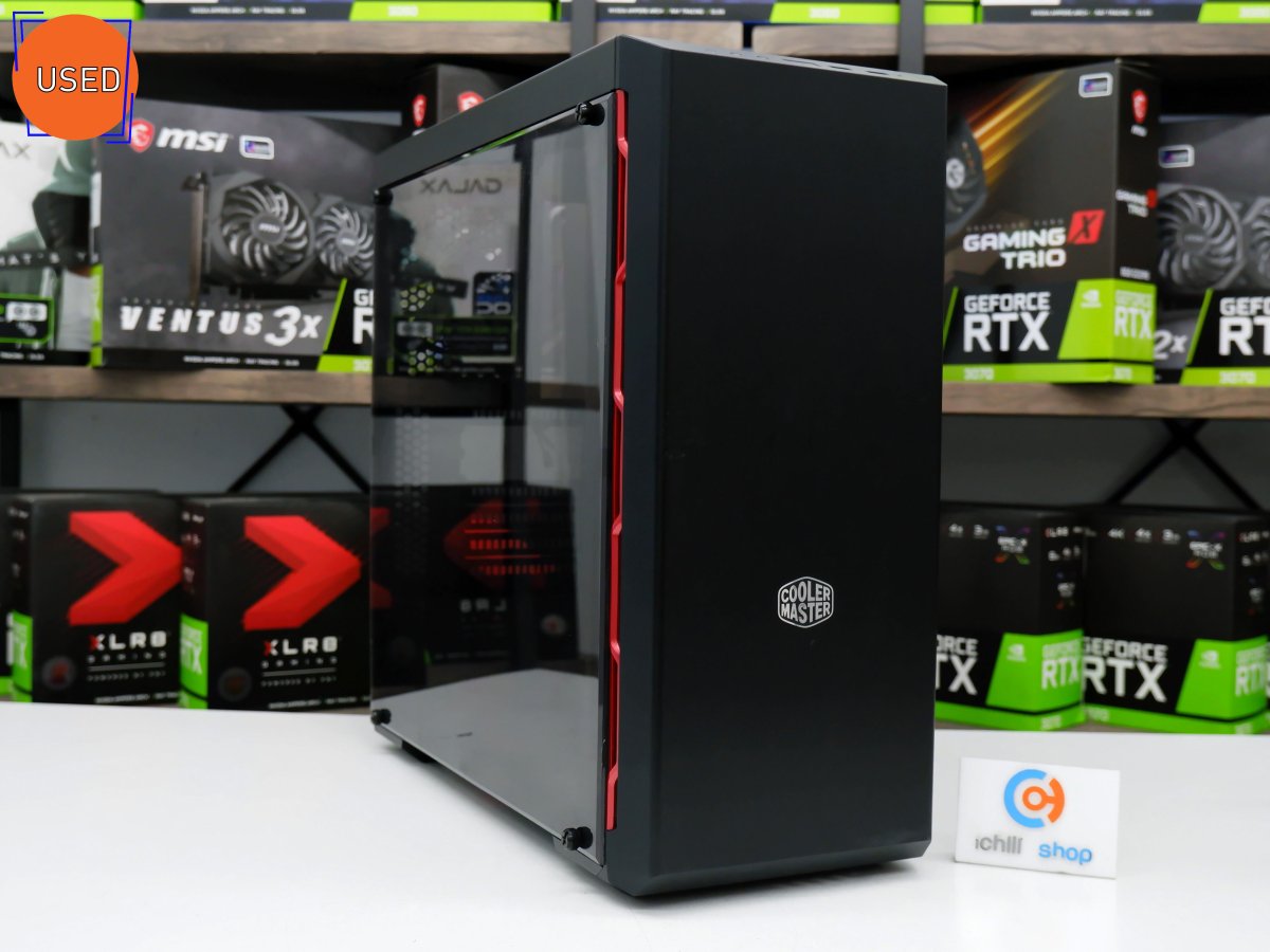 CASE (เคสเปล่า) COOLER MASTER MB600L-KANN-S00 (BLACK-RED) NO BOX P12253 ...