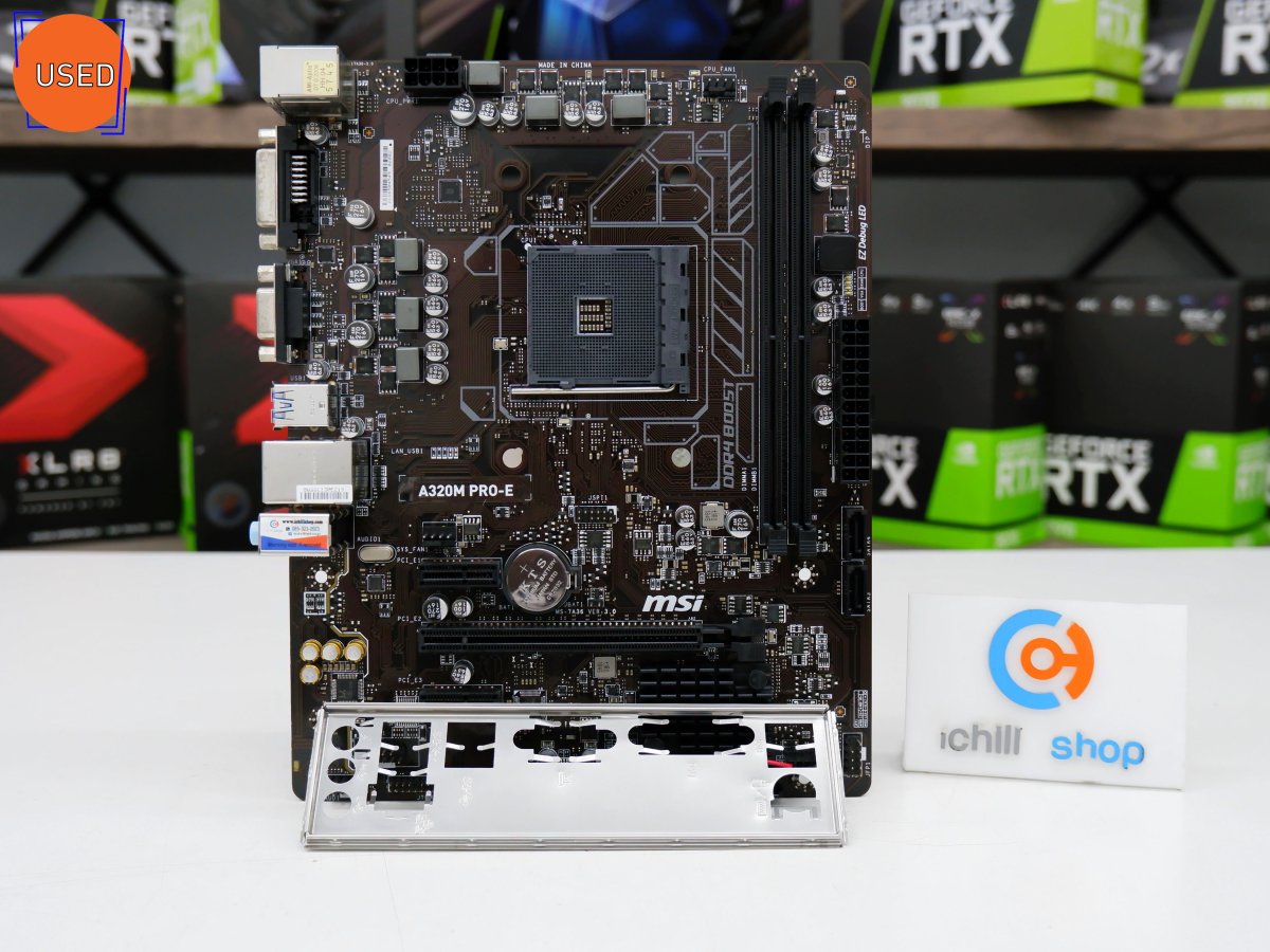 MAINBOARD (เมนบอร์ด) MSI A320M PRO-E NO BOX P12250 - ichillshop