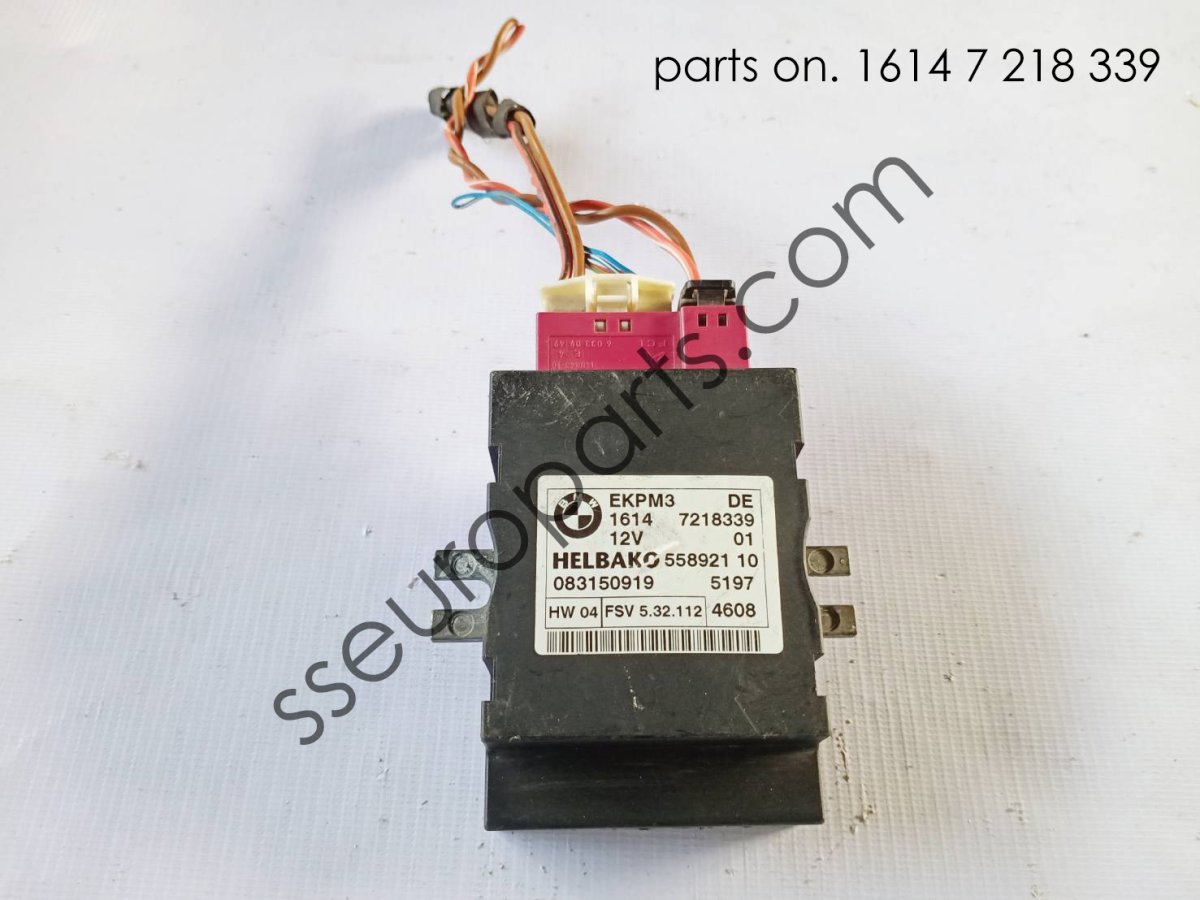 ชุดควบคุมปั๊มน้ำมันเชื้อเพลิง 16147218339 7218339 - sseuroparts