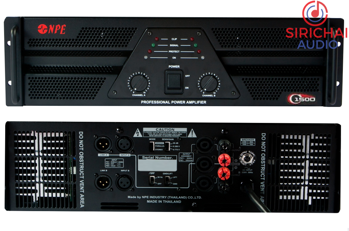 เพาเวอร์ NPE รุ่น C-1500 - sirichaiaudio