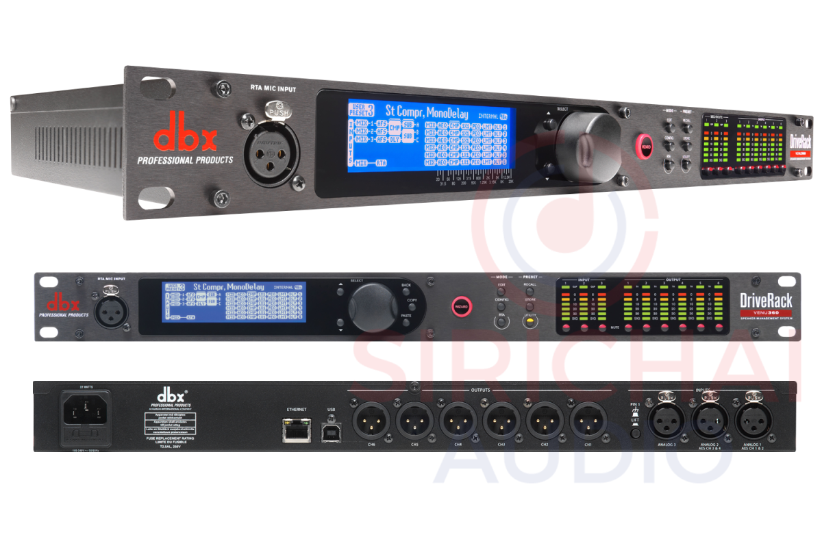 dbx DriveRack รุ่น 360 VENU360 - sirichaiaudio