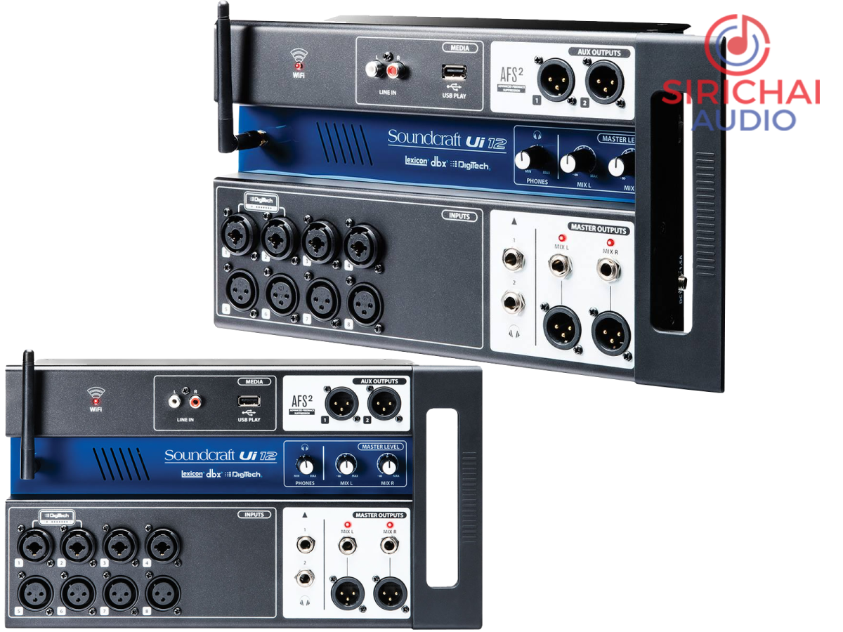 DIGITAL MIXER SOUNDCRAFT (Ui12) - sirichaiaudio