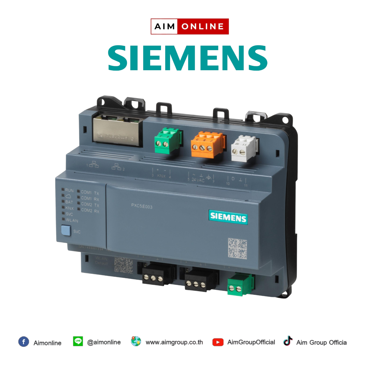PXC5.E003 System controller for integration of BACnet/MSTP - aimgroup