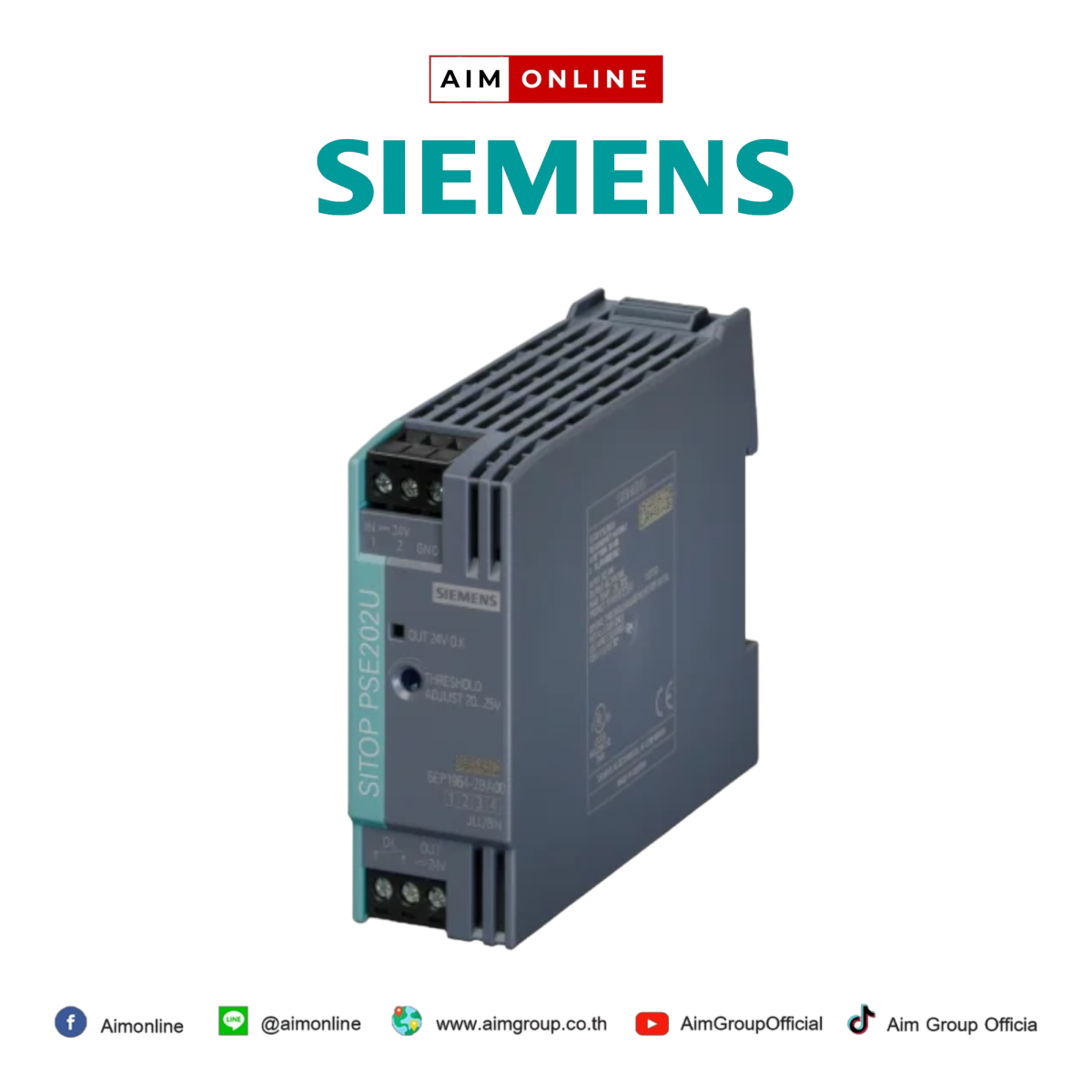 6EP1964-2BA00 SITOP PSE202U 10A Redundancy - aimgroup